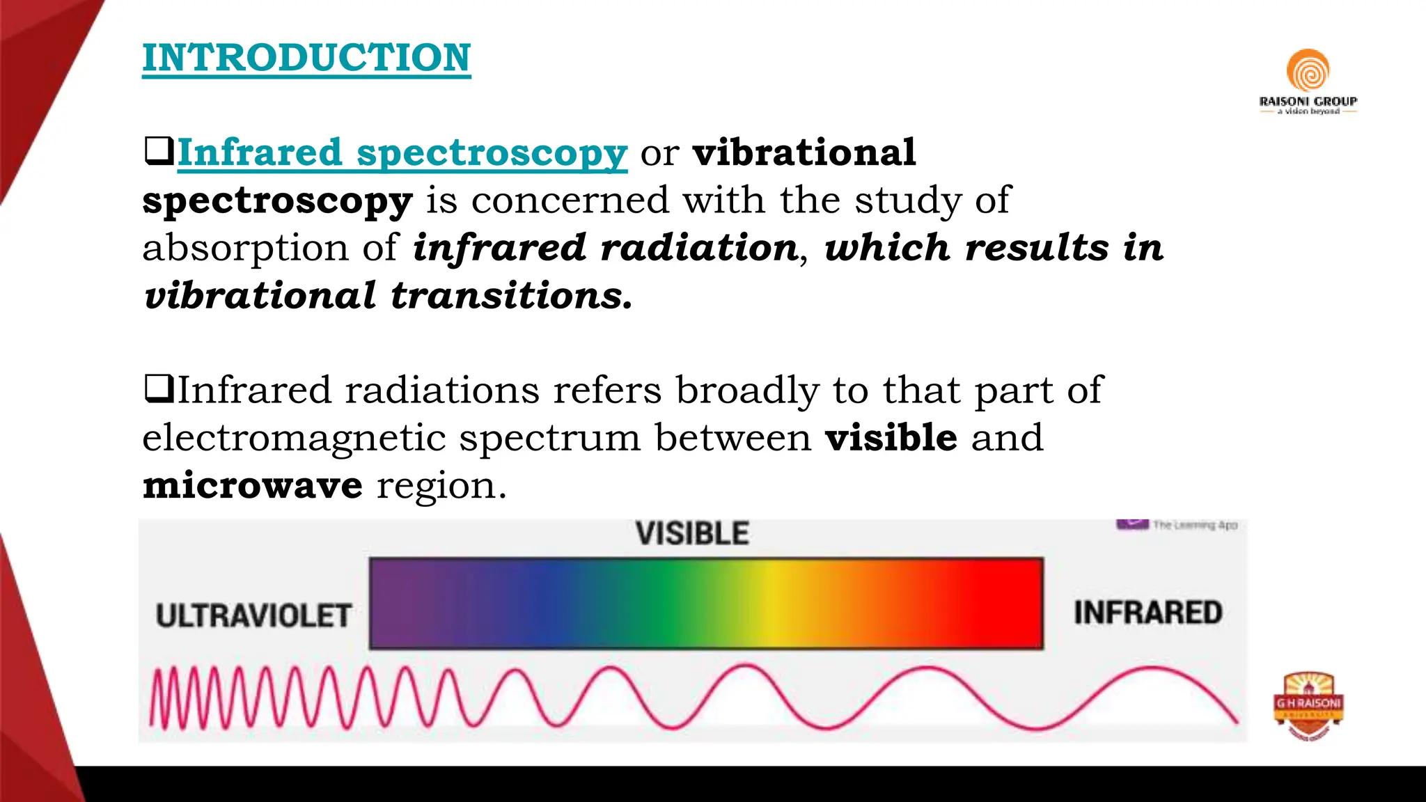 INFRA RED SPECTROSCOPY.pptx