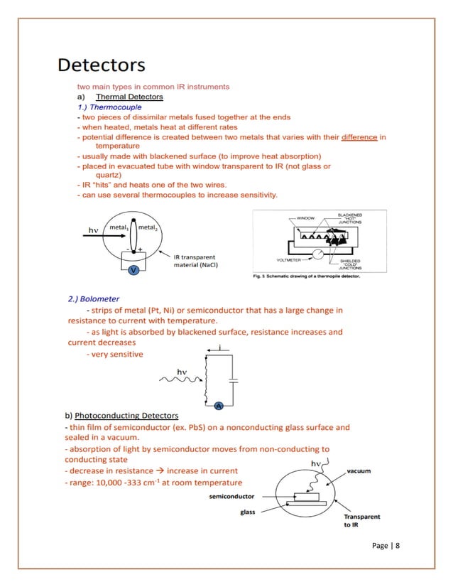 Infrared spectroscopy Principle & Working | PDF