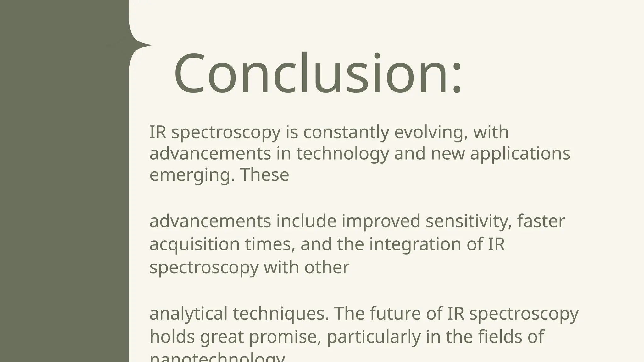 Infrared Spectroscopy an overview of an ir..pptx