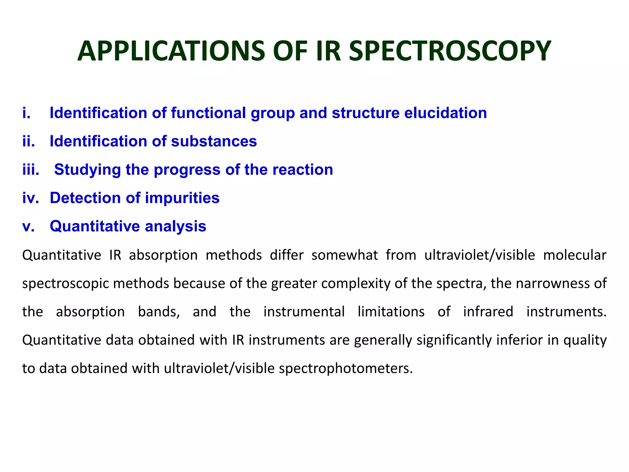 Infrared Spectroscopy (IR) - Overview & Interpretation | PPTX ...