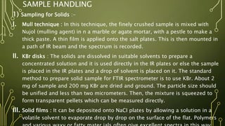 Infrared spectroscopy | PPTX