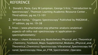 Infrared spectroscopy | PPTX