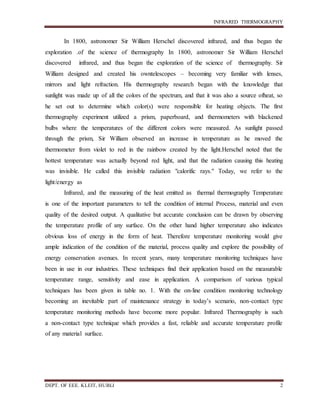 Infrared thermography | DOCX
