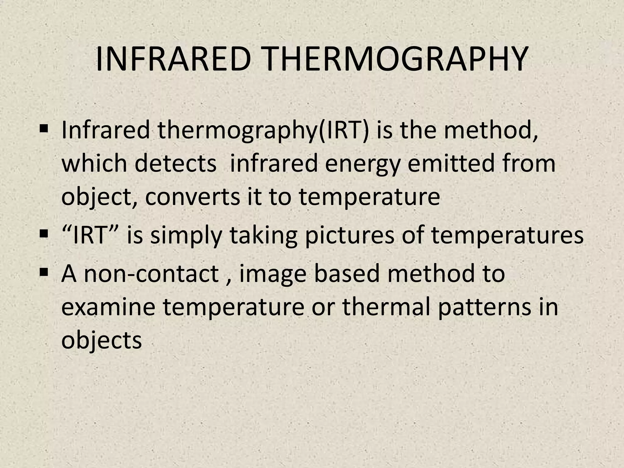 Infrared thermography for damage detection in structural concrete | PPTX