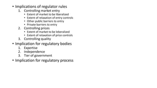 Infrastructure Regulatory System | PPTX