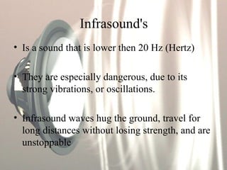 Infrasounds presentation | PPT