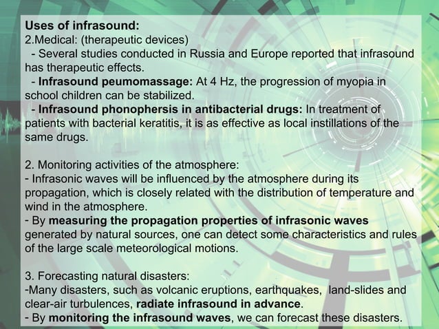 Infrasoundultrasound | PPT