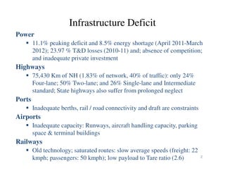 Infrastracture Investment - 12th Plan (2012 - 2017) | PDF | Rail Travel ...