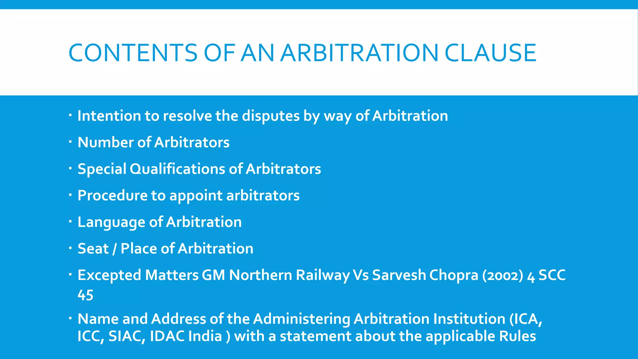 Arbitration Agreements | PPTX