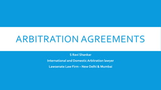 Arbitration Agreements | PPTX
