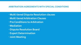 Arbitration Agreements | PPTX