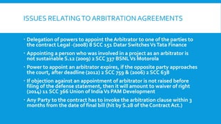 Arbitration Agreements | PPTX