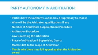 Arbitration Agreements | PPTX