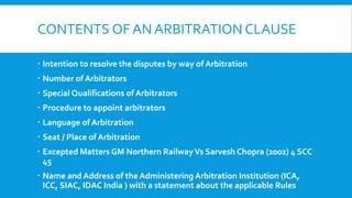 Arbitration Agreements | PPTX
