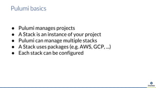 Infrastructure as (real) Code – Manage your K8s resources with Pulumi | PPT
