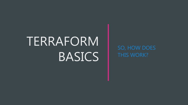 Infrastructure As Code Iac Using Terraform Pptx