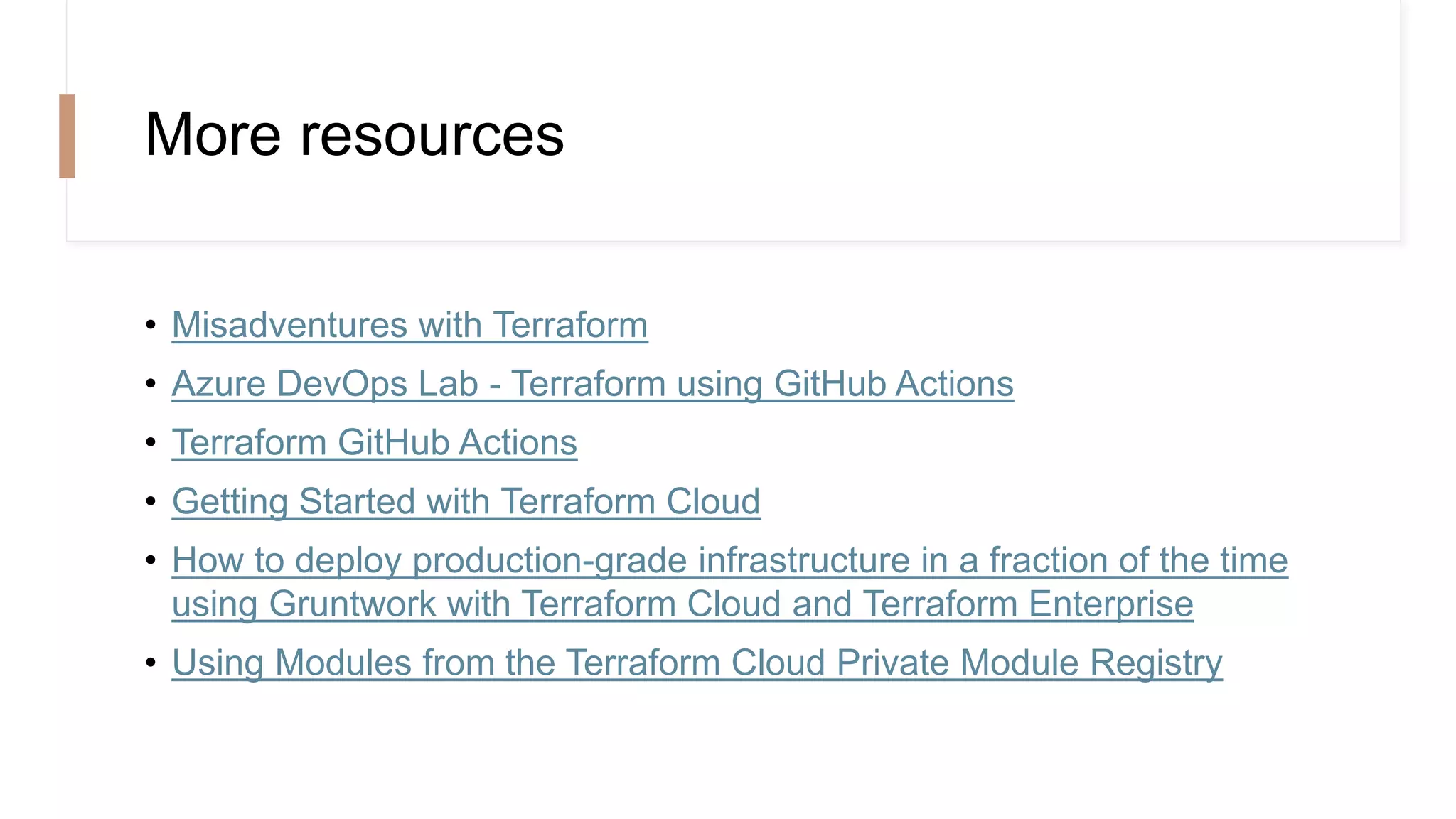 Infrastructure As Code Iac Using Terraform Advanced Edition Ppt