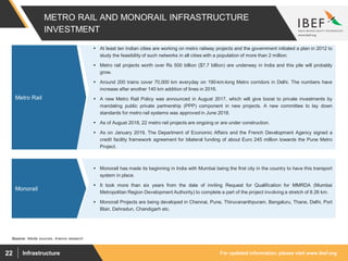 Infrastructure Sector Report - January 2019 | PPT