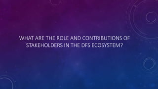 Infrastructure, Access Points & the Development of Digital Financial ...