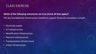 Infrastructure, Access Points & the Development of Digital Financial ...