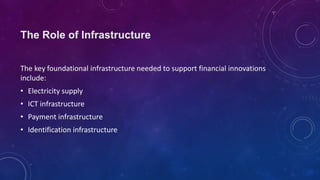 Infrastructure, Access Points & the Development of Digital Financial ...