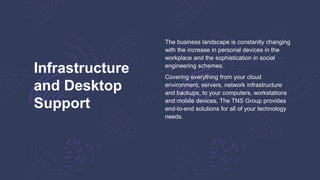 Infrastructure and Desktop Support | PPTX