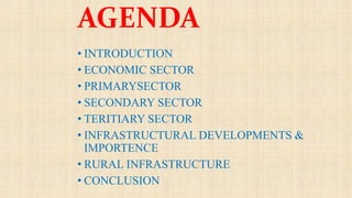 Infrastructure and rural development | PPTX