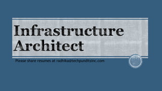 Infrastructure architect | PPT