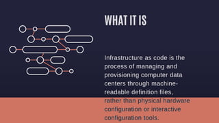 Infrastructure as Code | PPTX