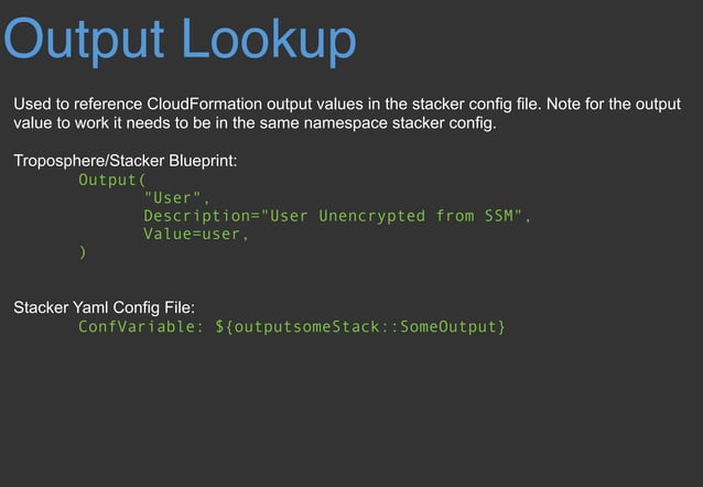 Infrastructure as code deployed using Stacker | PPT | Free Download