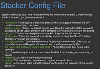 Infrastructure as code deployed using Stacker | PDF