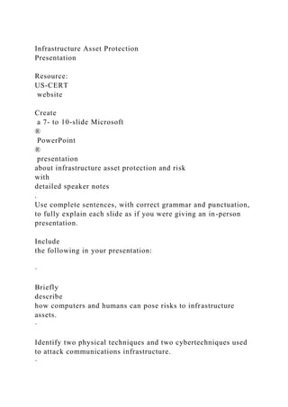 Infrastructure Asset Protection PresentationResource US-CER.docx