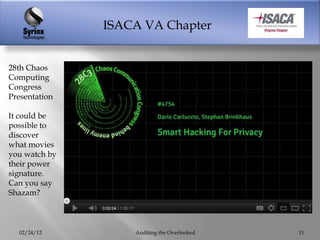 Infrastructure Auditing | PPTX