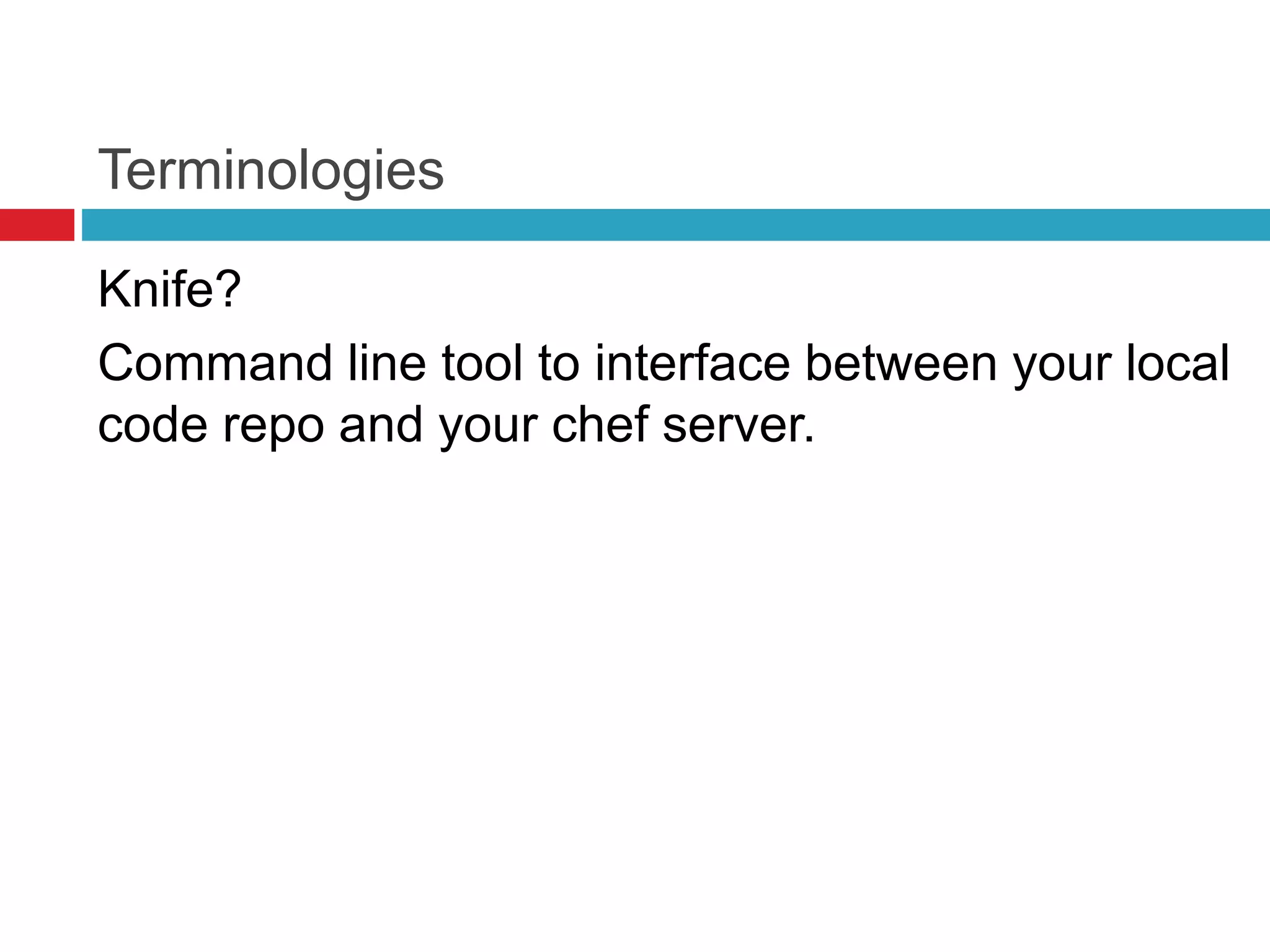 Infrastructure Automation with Chef & Ansible | PPT