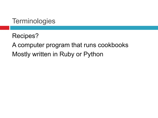 Infrastructure Automation with Chef & Ansible | PPT