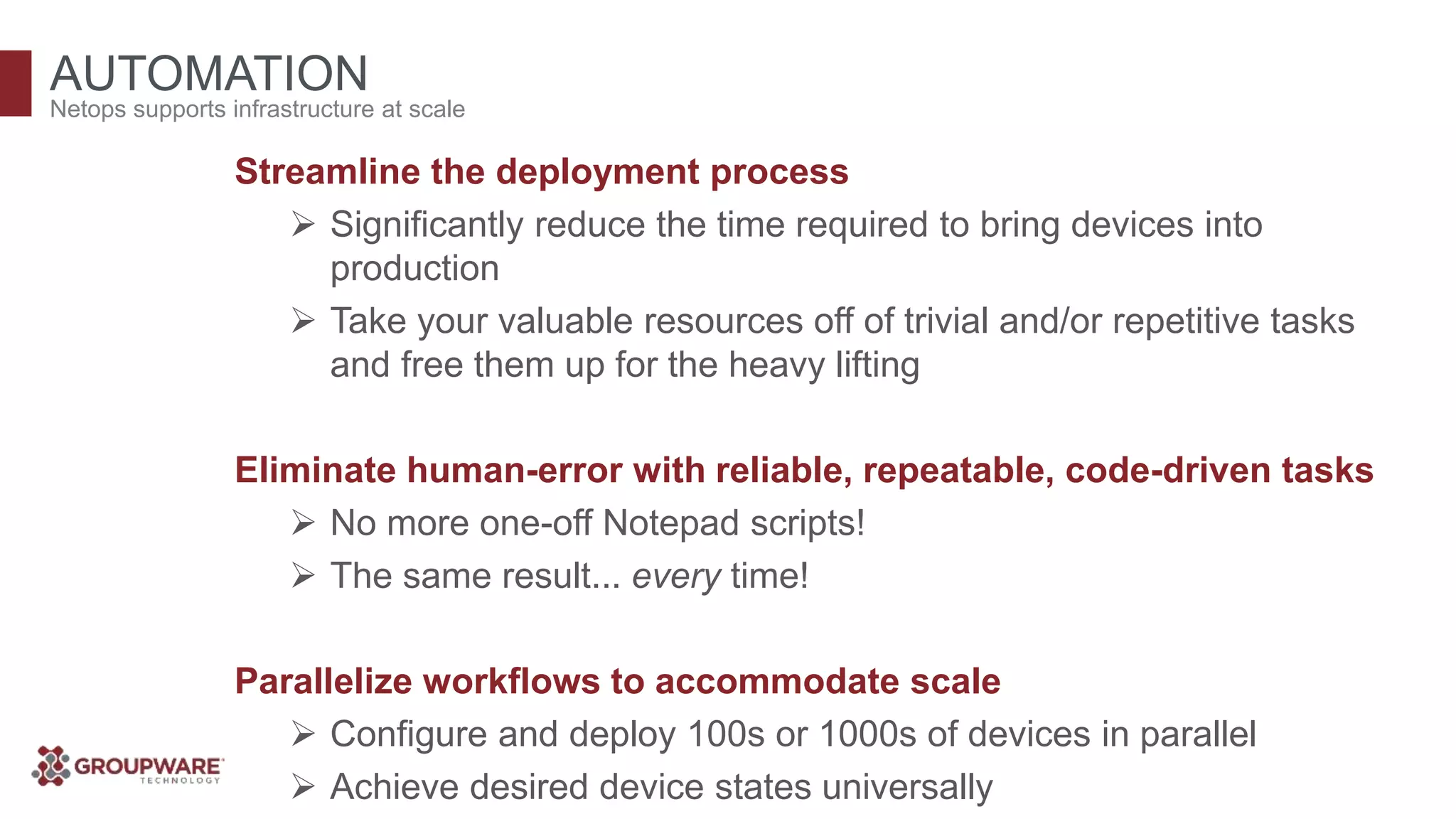Infrastructure Automation | PPTX