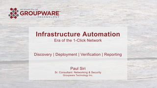 Infrastructure Automation | PPTX