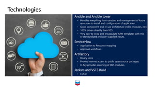 Infrastructure automation at chevron - deployment and management at ...