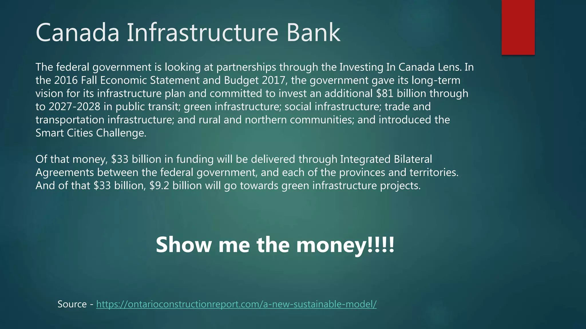 Canada Infrastructure Bank: All you need to know | PPTX