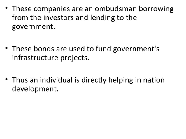 Infrastructure bonds | PPT