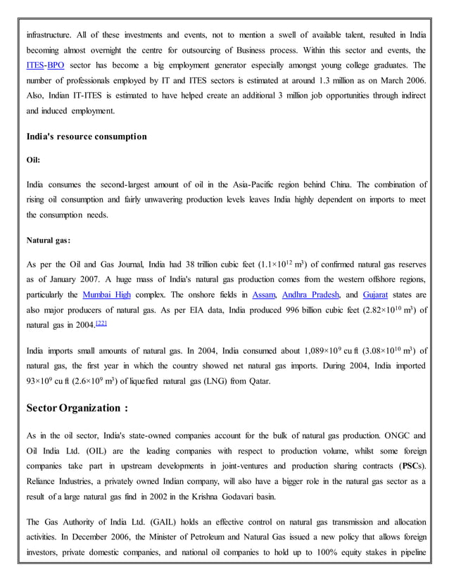 Infrastructure bottleneck in india | DOCX | Civil Engineering Industry ...