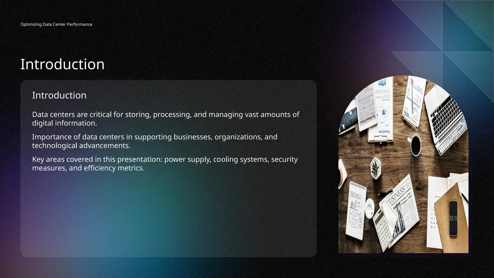 Infrastructure Building Block Data Center Pptx