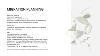 Software Infrastructure Design, Integration, & Migration Roadmap | PPT