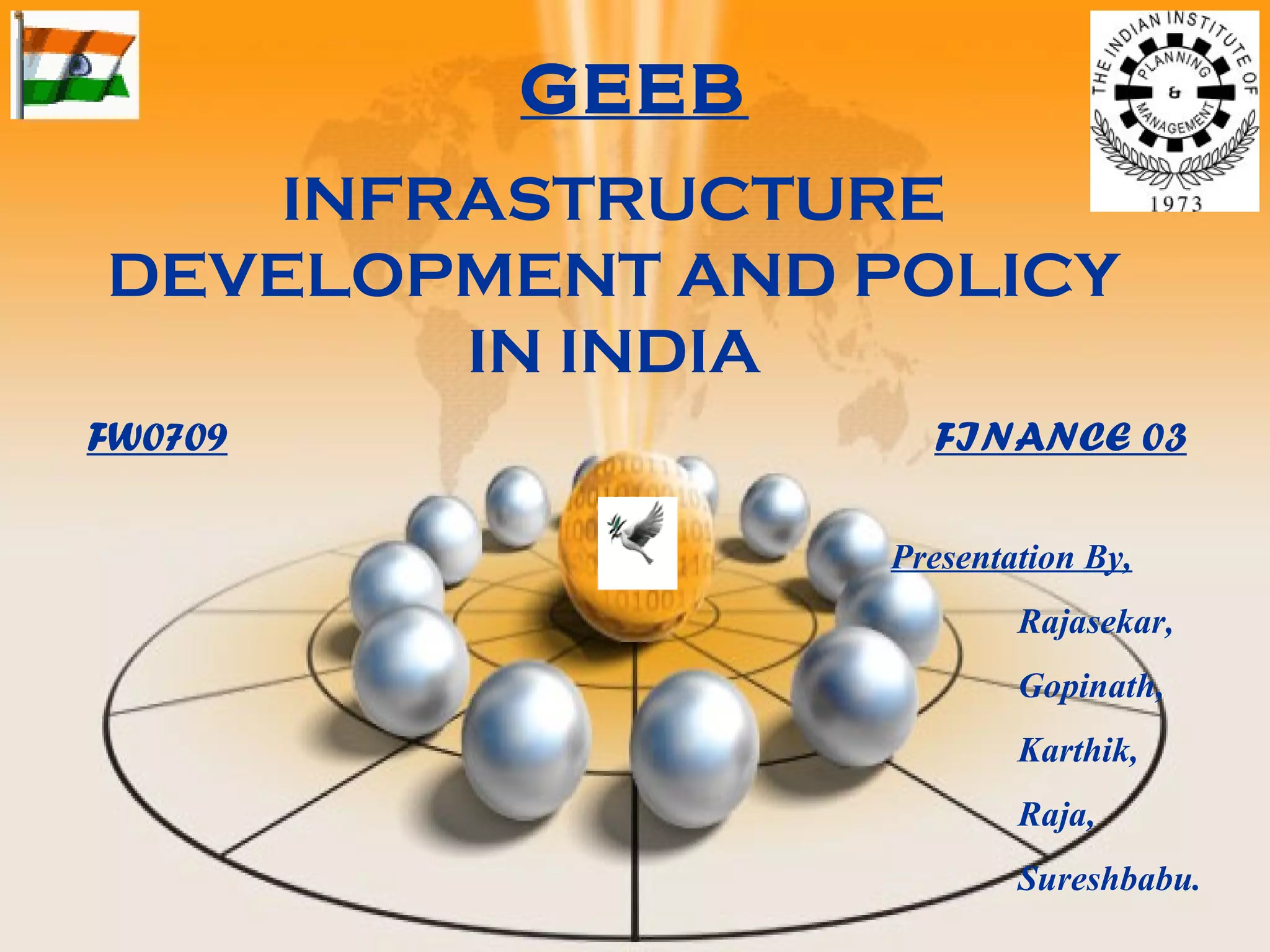 Infrastructure development - GEEB | PPT