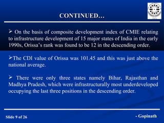 Infrastructure development - GEEB | PPT