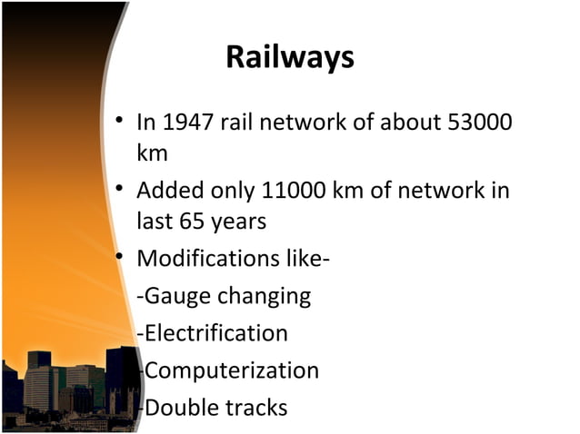 Infrastructure development in india | PPT