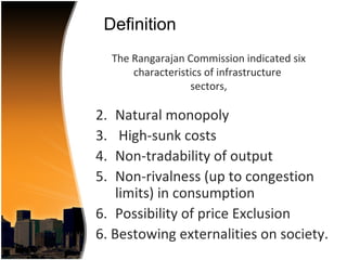 Infrastructure development in india | PPT
