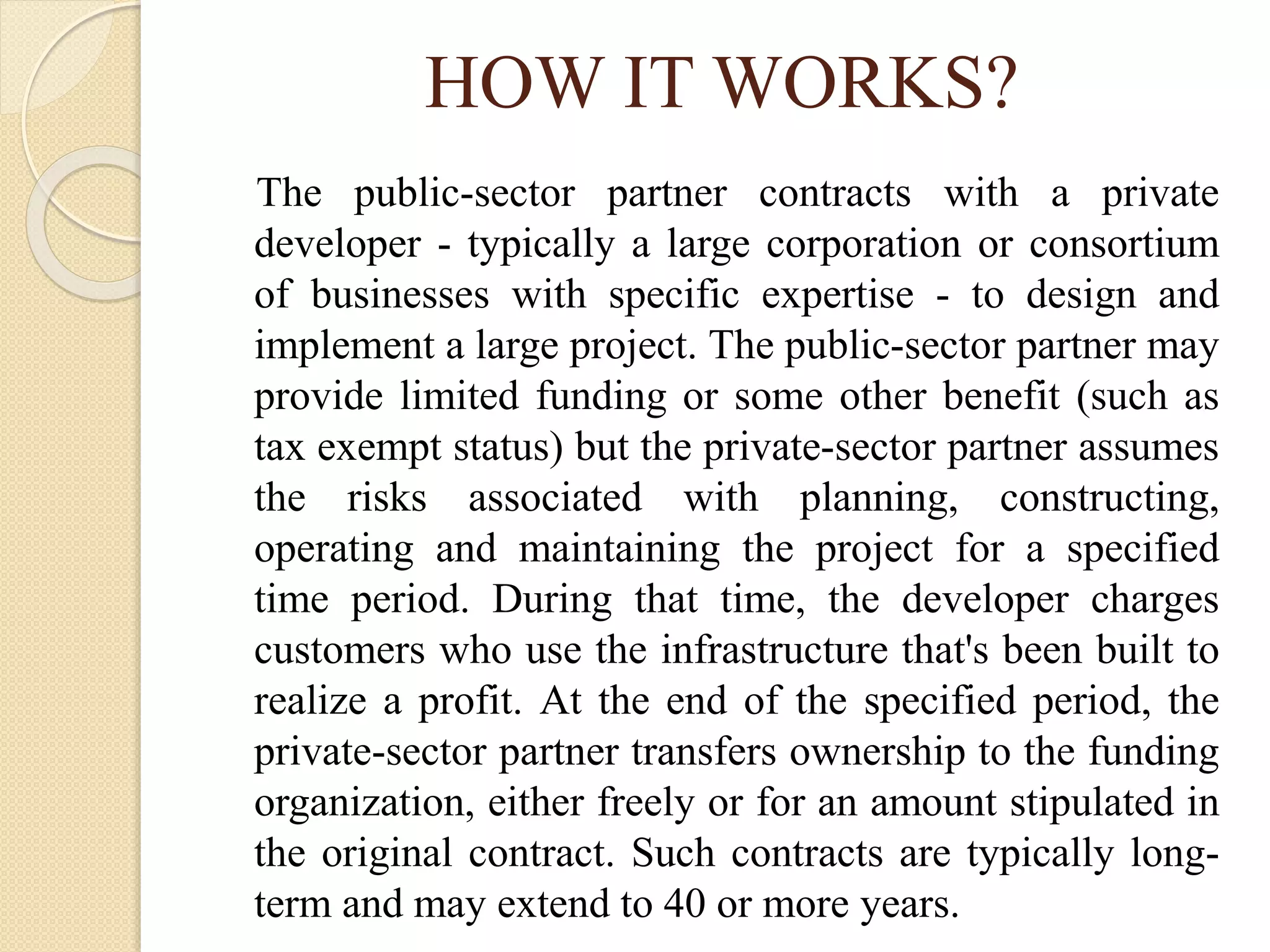 Build - Operate - Transfer | PPTX