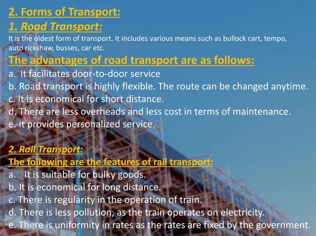 Economics of Infrastructure | PPT