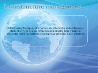 Infrastructure management | PPT